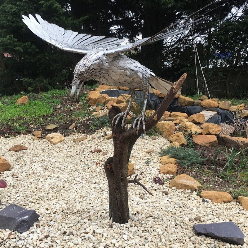 Raven Sculpture - Etsy
