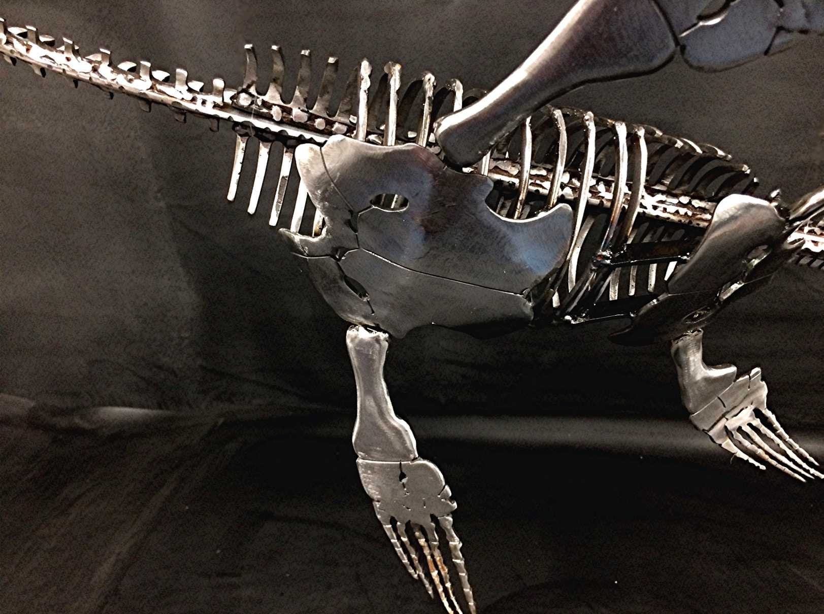 Handmade Welded Plesiosaurus Skeleton (lock Ness Monster) - Etsy