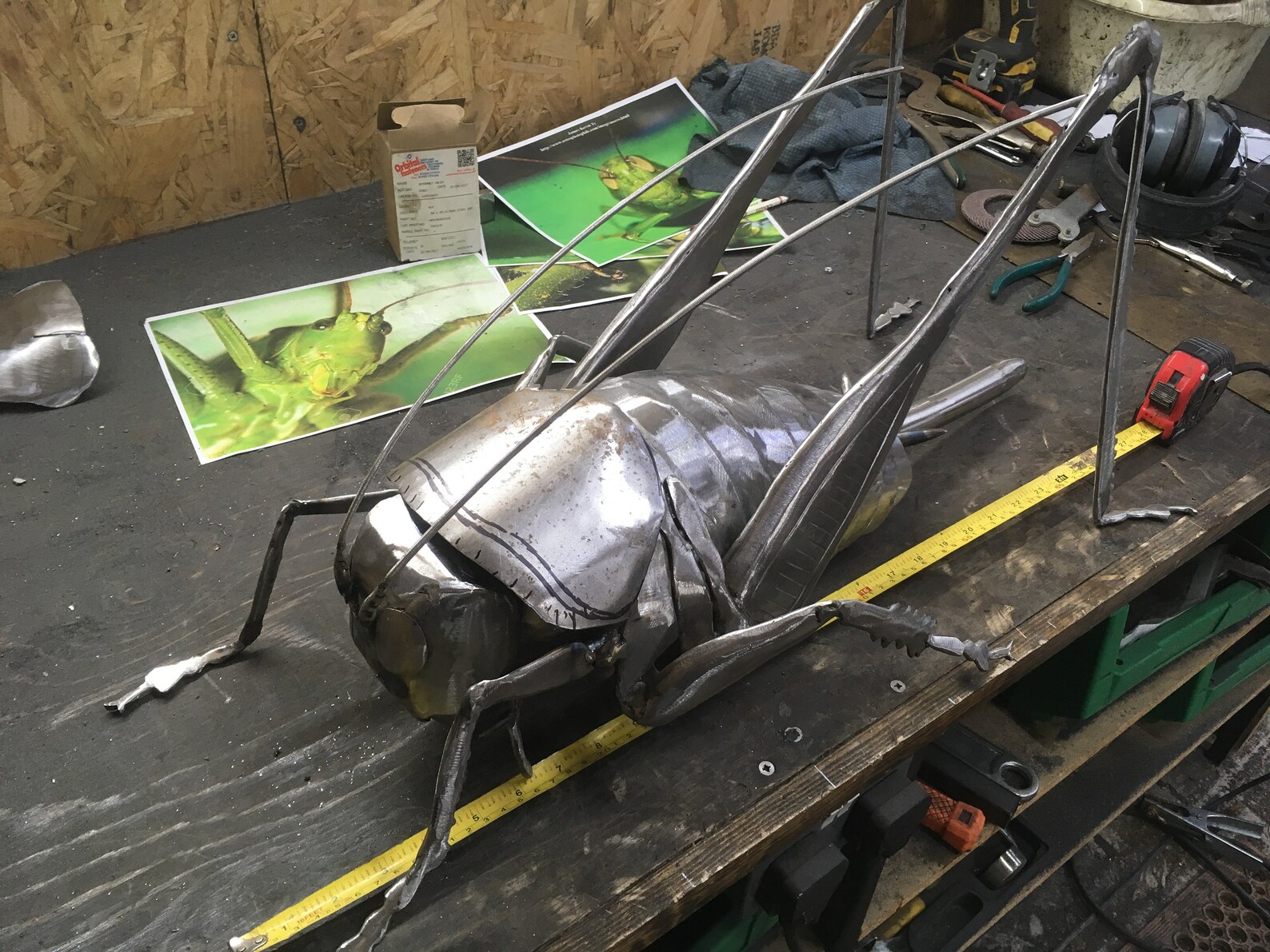 Handmade Welded Cricket Sculpture - Etsy