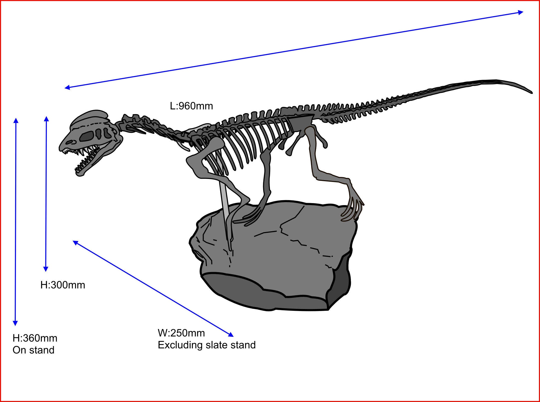 Handmade Welded Dilophosaurus Dinosaur Skeleton Sculpture - Etsy