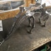 Handmade Welded Stegosaurus Skeleton Sculpture - Etsy