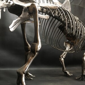 Handmade Welded Stegosaurus Skeleton Sculpture - Etsy