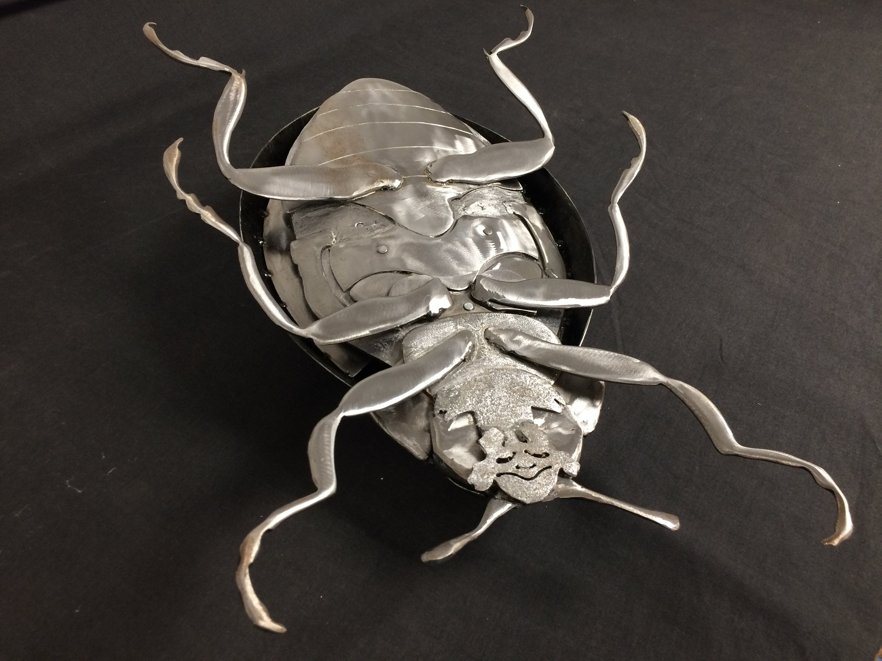 Welded Steel Ladybug Sculpture - Etsy