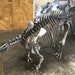 Handmade Welded Stegosaurus Skeleton Sculpture - Etsy