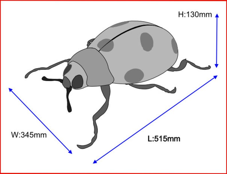 Welded Steel Ladybug Sculpture | Etsy