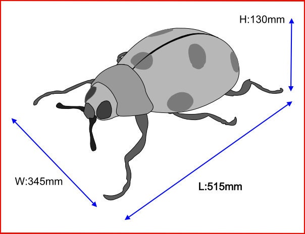Welded Steel Ladybug Sculpture - Etsy