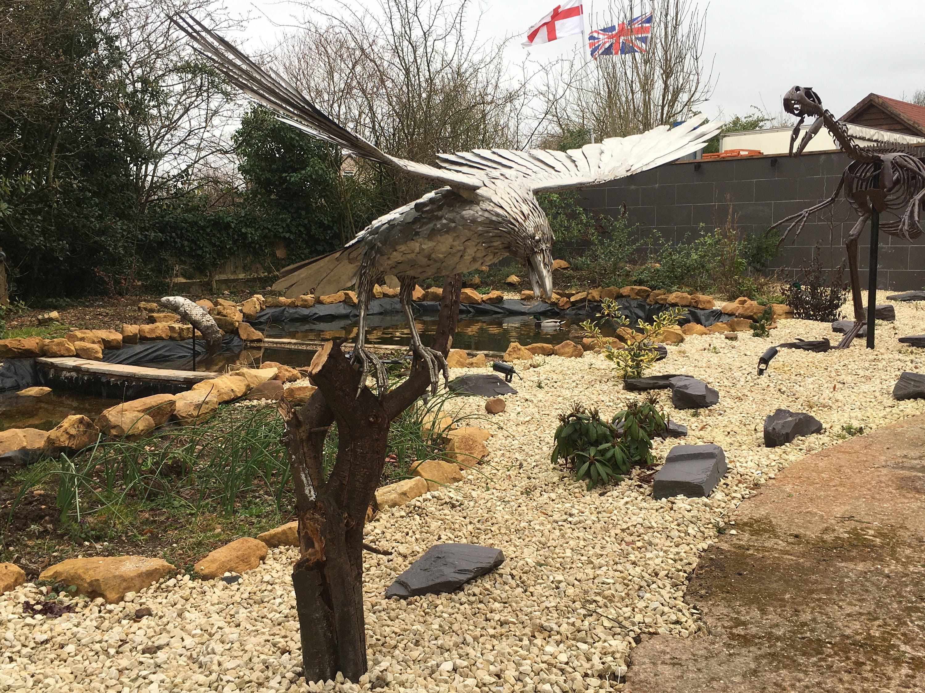 Stainless Steel Raven Sculpture - Etsy