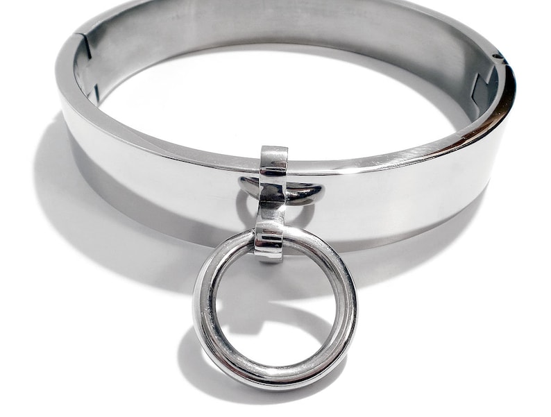 Locking Slave Collar Stainless Steel BDSM Collar Removable O | Etsy