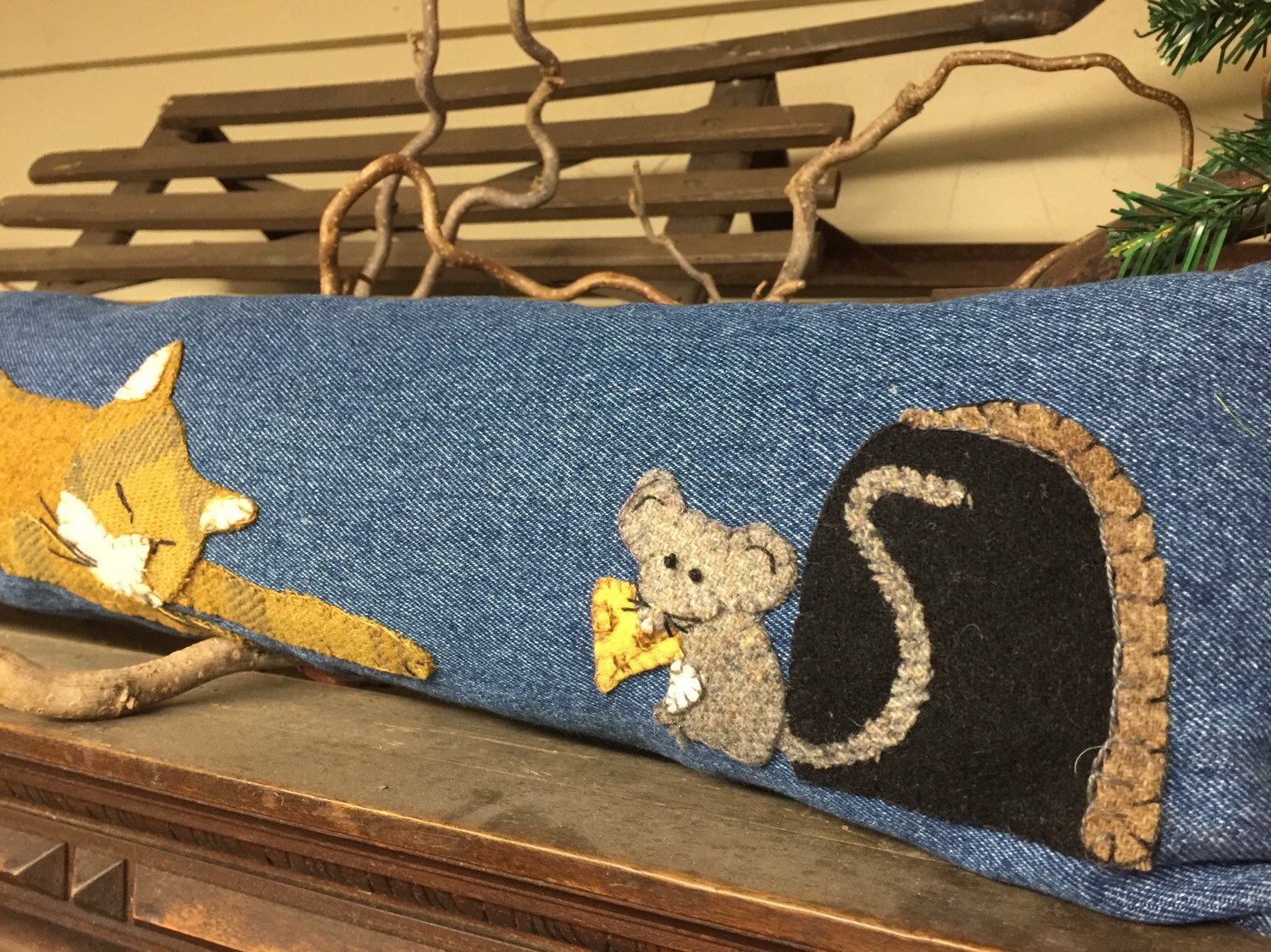 PDF Pattern Only catnap Wool Applique - Etsy