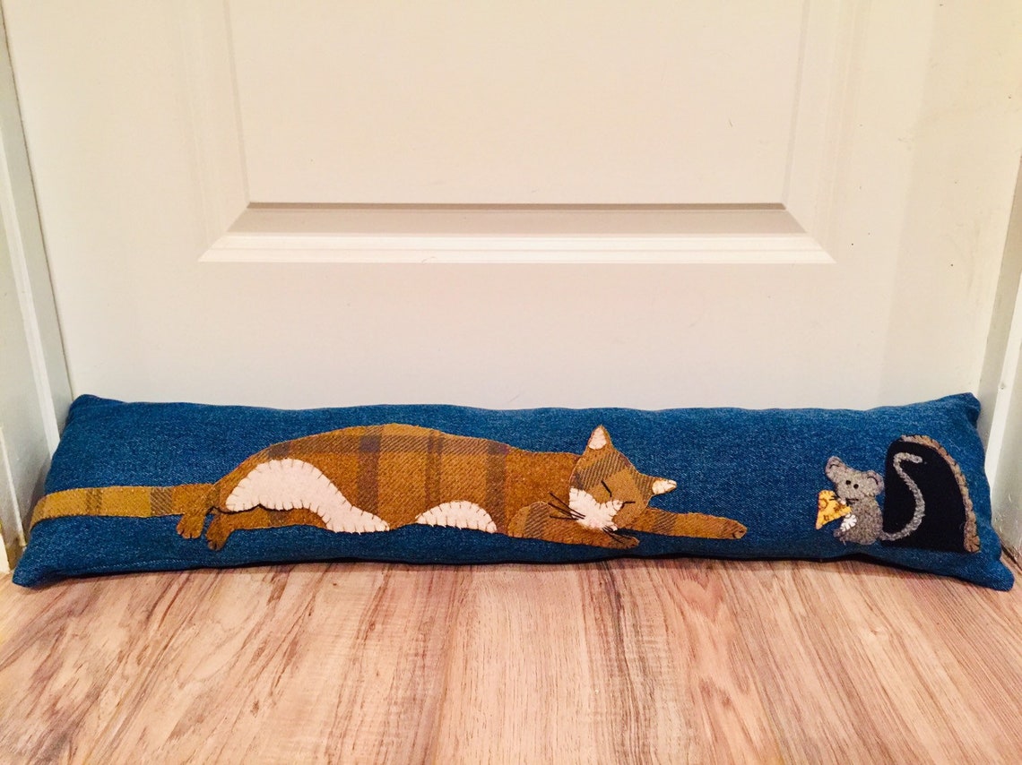 PDF Pattern Only catnap Wool Applique - Etsy