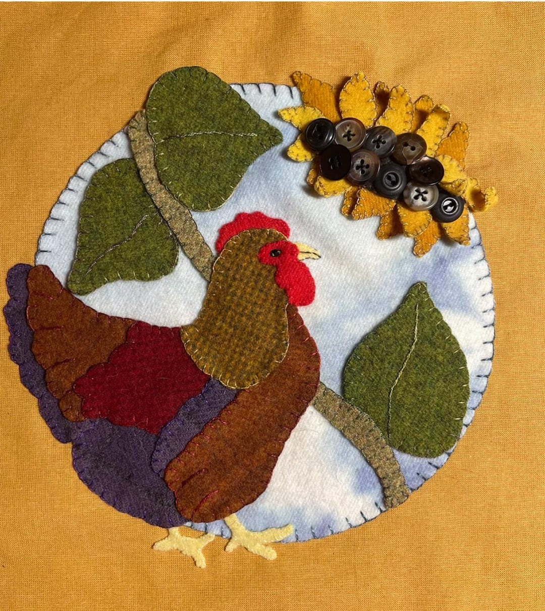 Sunflower Sally Chicken Block for Wild & Wonderful Happy Hens Society ...