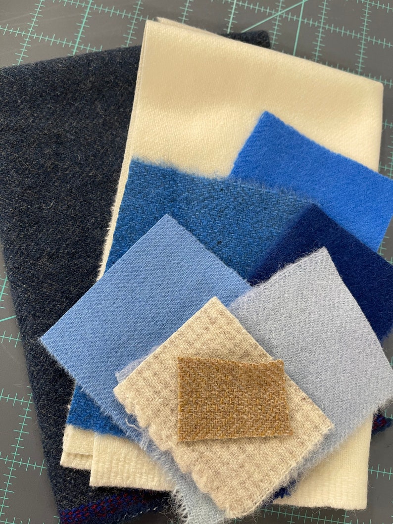 Bluebird Whimsy Wool Applique Kit - Etsy