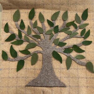 Family Tree Wall Hanging Wool Applique Kit - Etsy