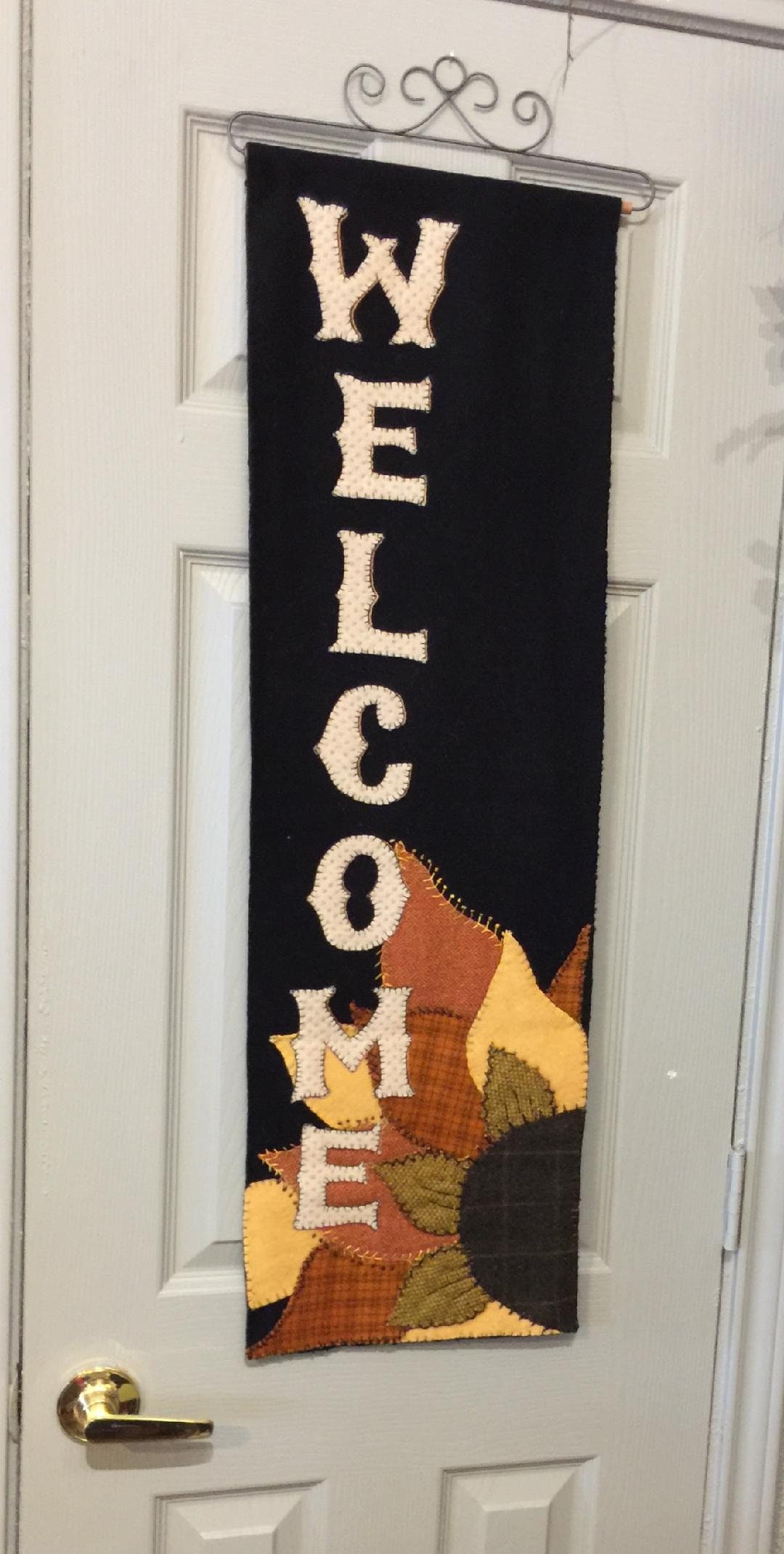 Welcome Fabric Banner - Etsy