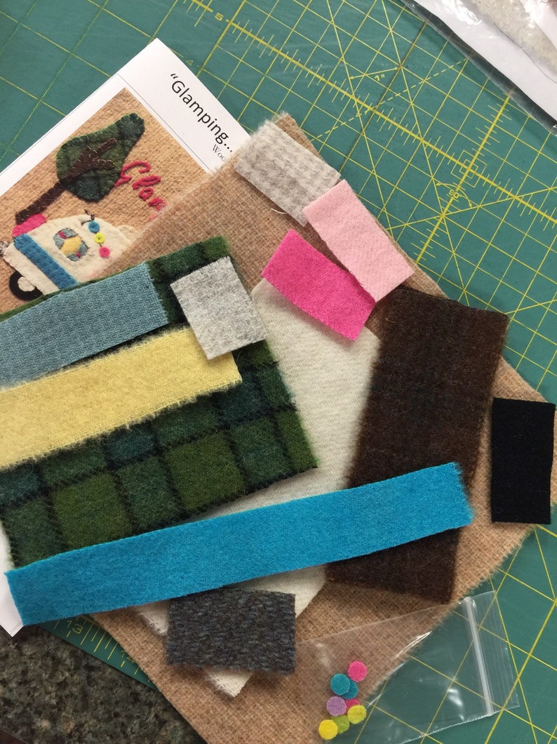 Glamping...into the Woods Wooly Block Adventure 2020 | Etsy