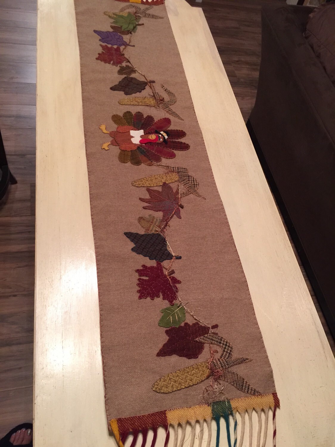 Turkey Tom Garland Wool Appliqué Kit - Etsy