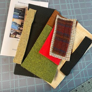 Primitive Yardstick Keeper Wool Appliqué Kit Includes Pattern - Etsy