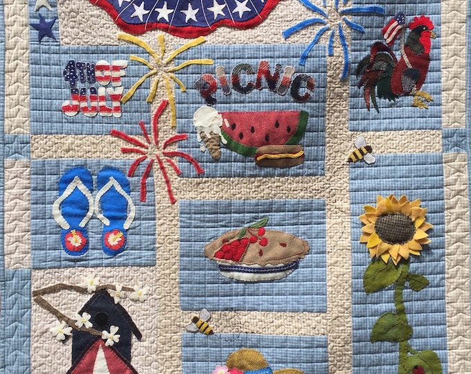 Bluebird Whimsy Wool Applique Kit - Etsy