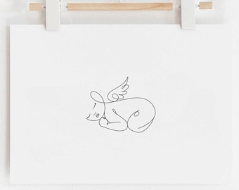 Miscarriage Line Art - Etsy