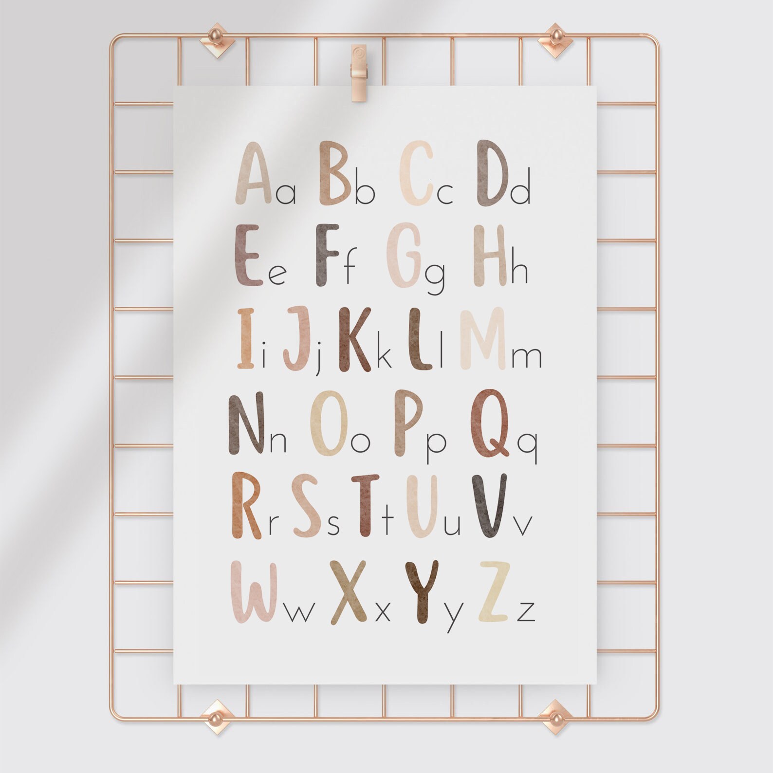 ABC Printable ABC Poster Educational Wall Art Educational | Etsy