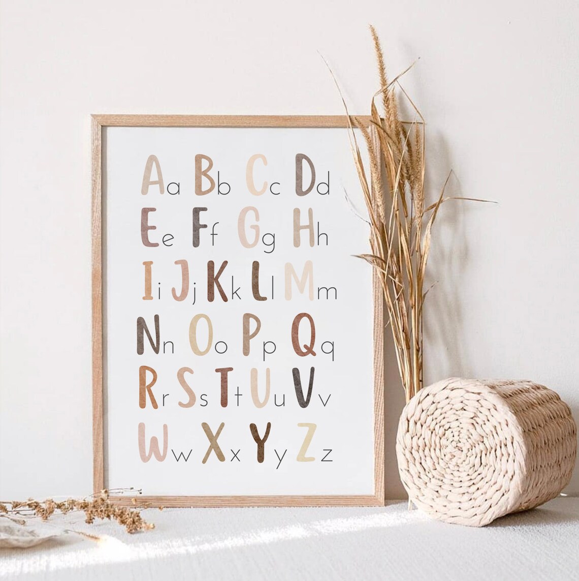 ABC Printable ABC Poster Educational Wall Art Educational | Etsy