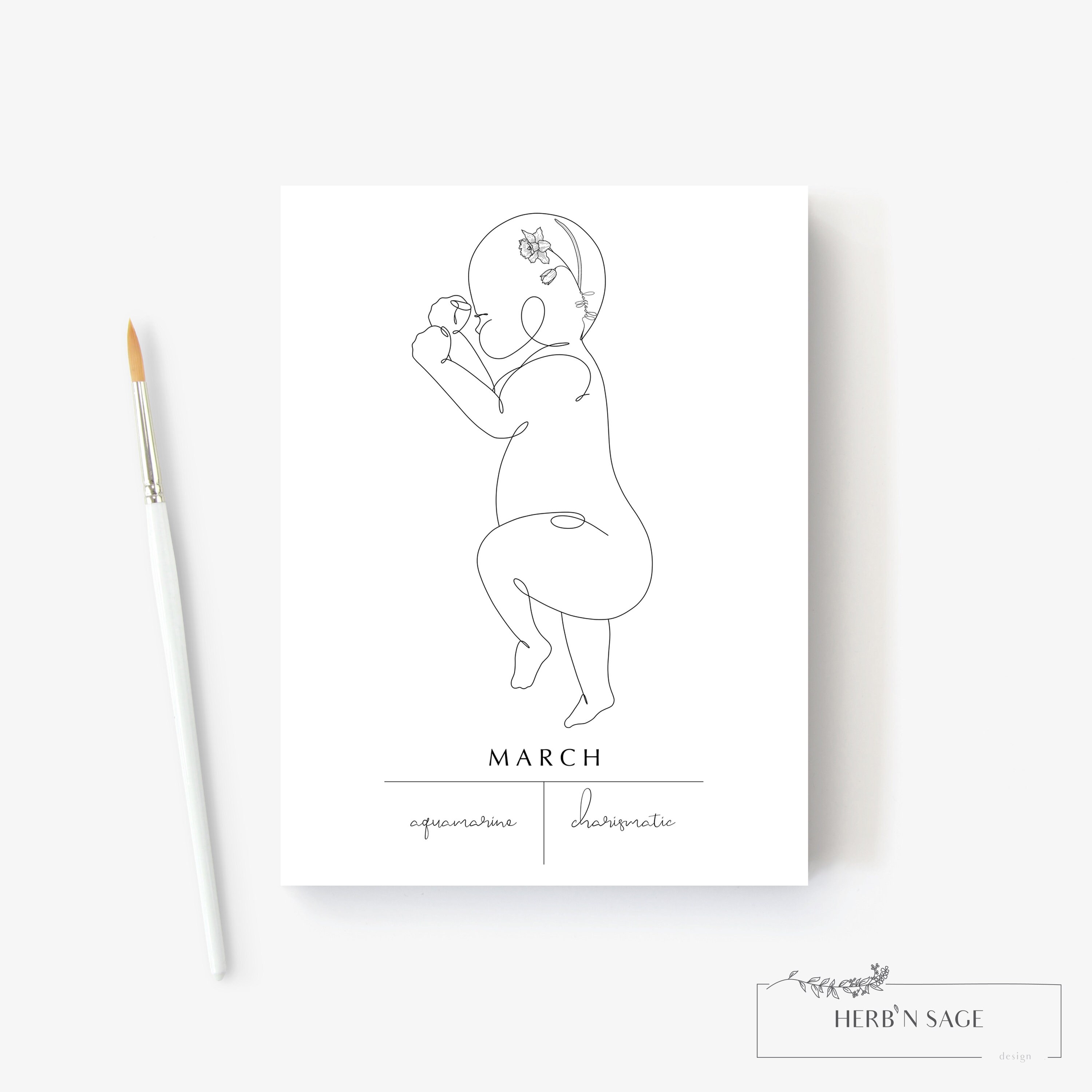 March Birth Month Print Birth Month Flower Art Birth Month Etsy march-birth-month-print-birth-month-flower-art-birth-month-etsy