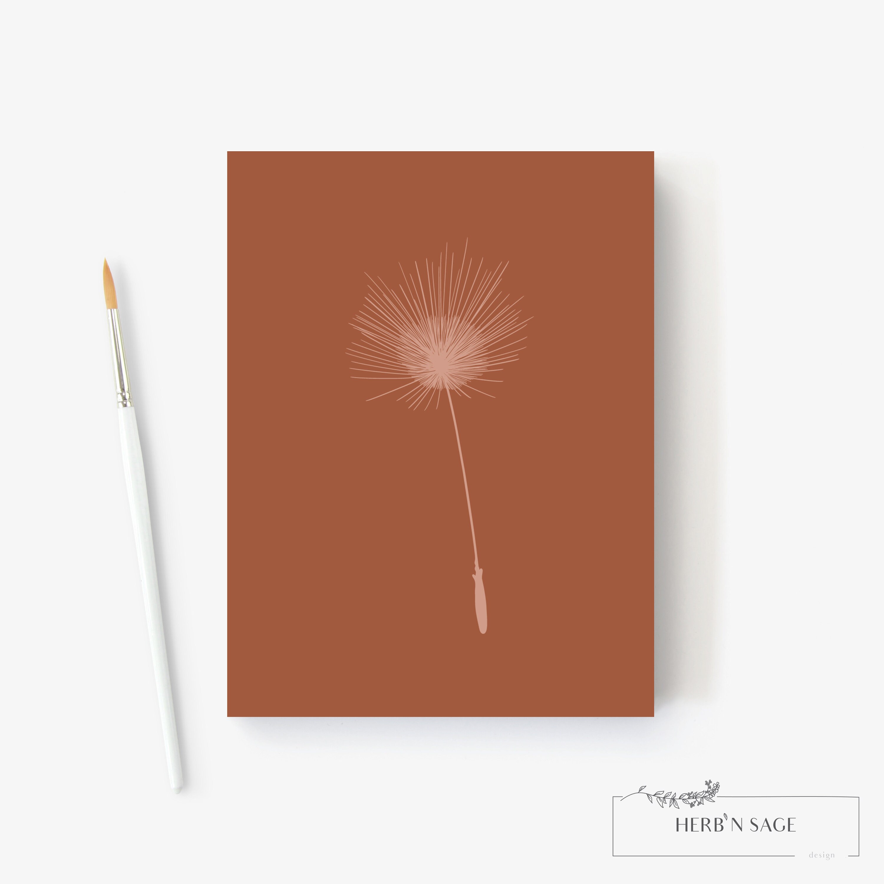 Dandelion Seed Print Dandelion Poster Dandelion Wall Decor | Etsy