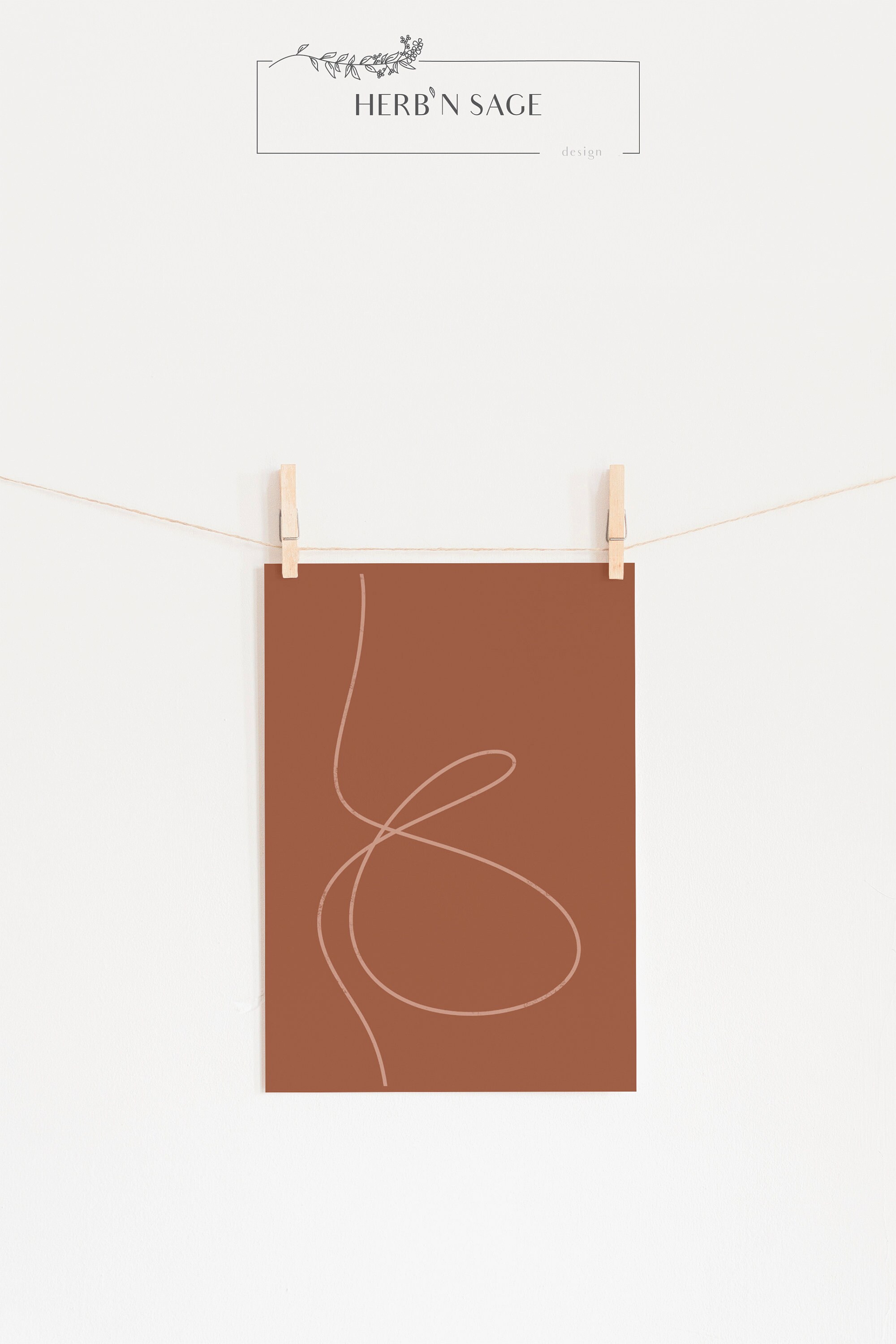 Line Art Print Line Art Poster Line Art Wall Decor Earth - Etsy