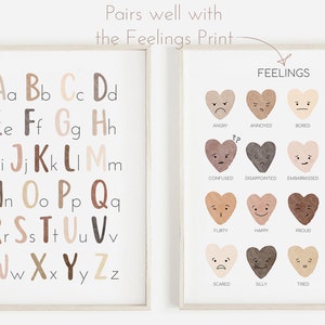 ABC Printable, ABC Poster, Educational Wall Art, Educational Printable ...