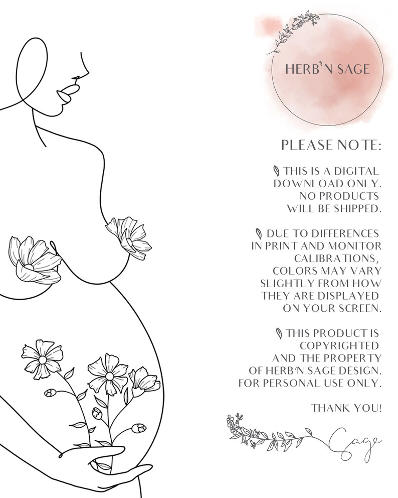 Pregnancy Print, Pregnancy Art, Pregnancy Wall Decor, Pregnancy Artwork ...