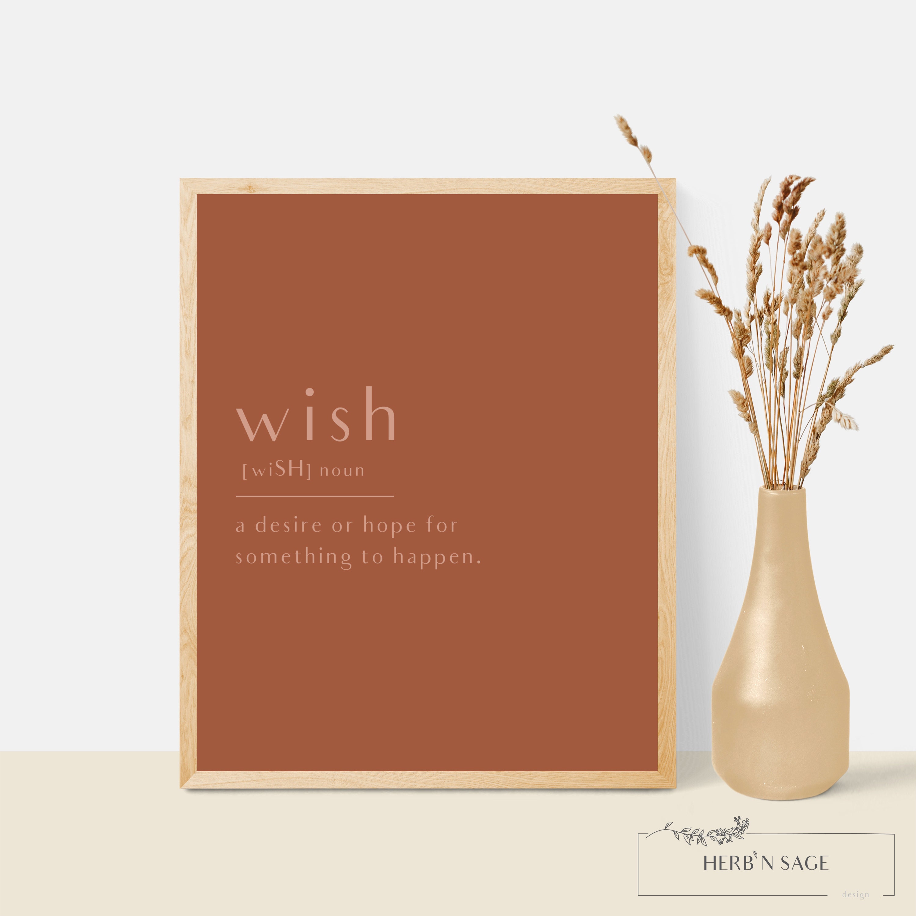 Definition Print, Typography Prints, Wish Print, Typography Poster ...
