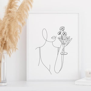 Bar Wall Art, Cocktail Line Art, Cocktail Art, Martini Wall Art ...