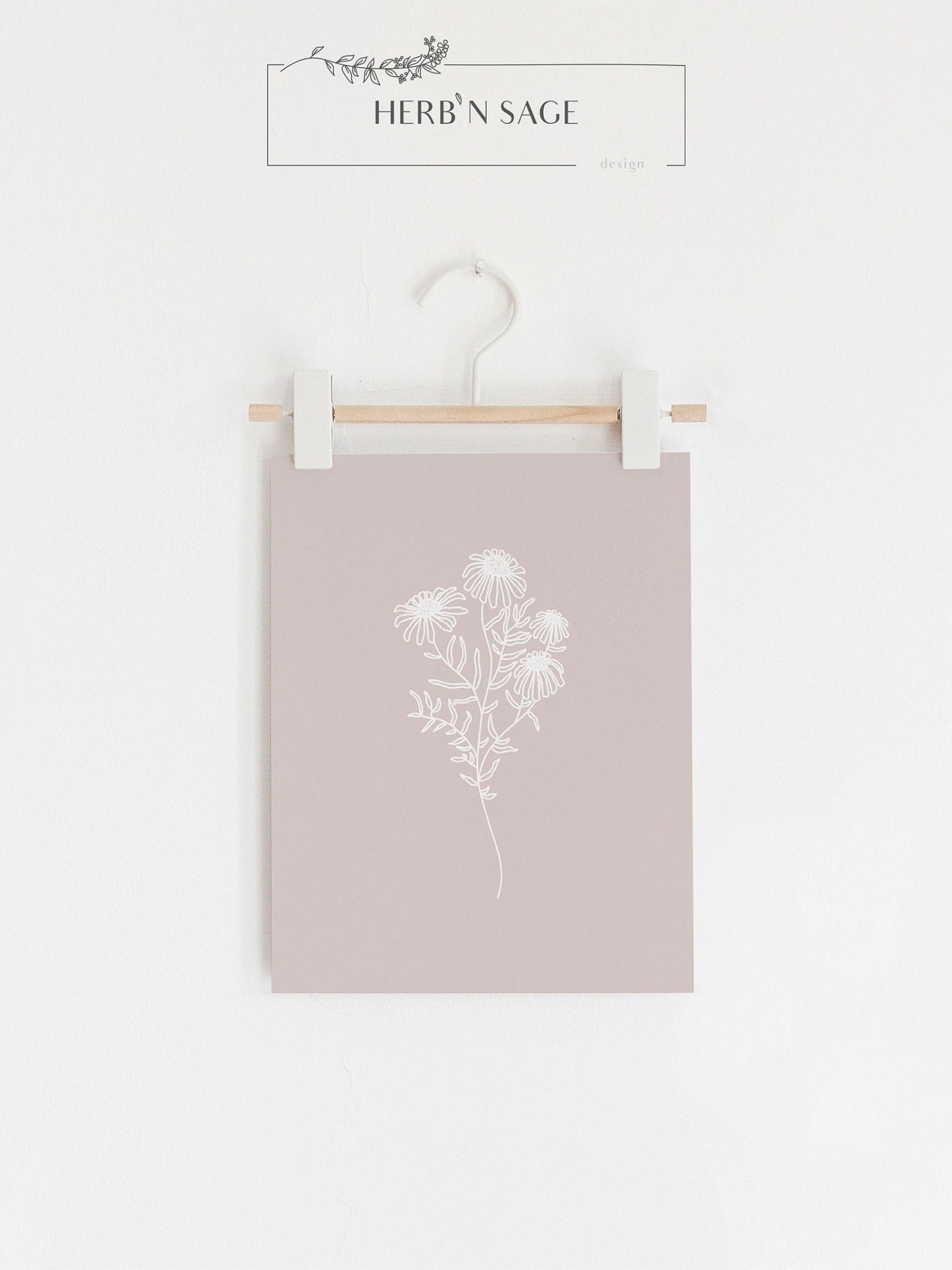 Daisy Print, Wildflower Poster, Wildflower Print, Digital Download ...