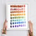 Paint Swatches Print, Colorful Paint Swatches, Colorful Paint Swatches ...