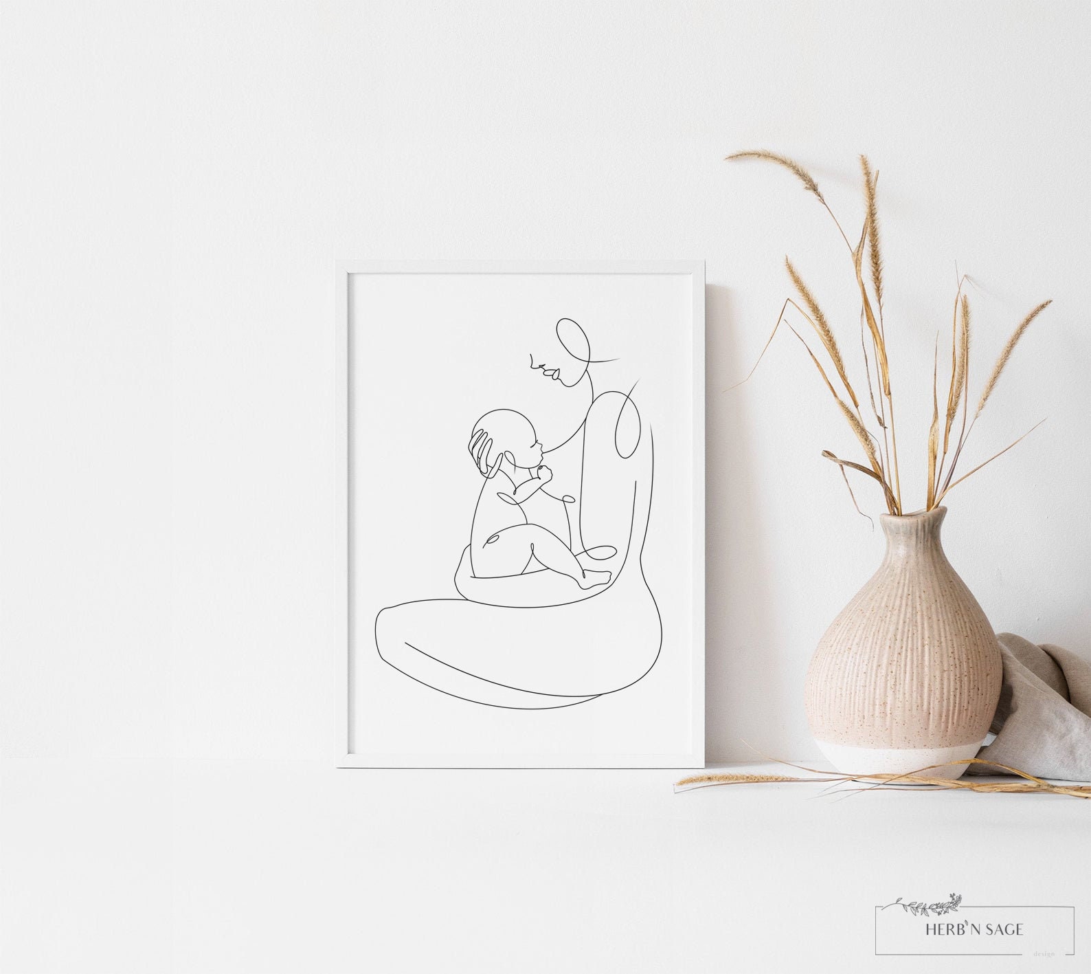 Breastfeeding Print, Breastfeeding Art, Mothers Day Art, Breastfeeding ...