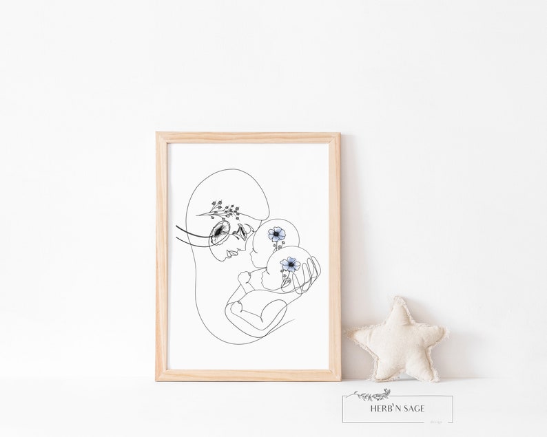 Twin Art Print Twin Boy Prints Twin Artwork Twin Wall | Etsy