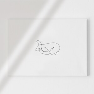 Baby Line Art, Baby Art for Nursery, Minimalist Nursery Artwork ...