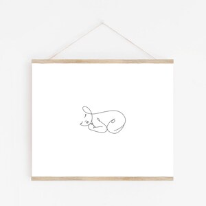 Baby Line Art, Baby Art for Nursery, Minimalist Nursery Artwork ...