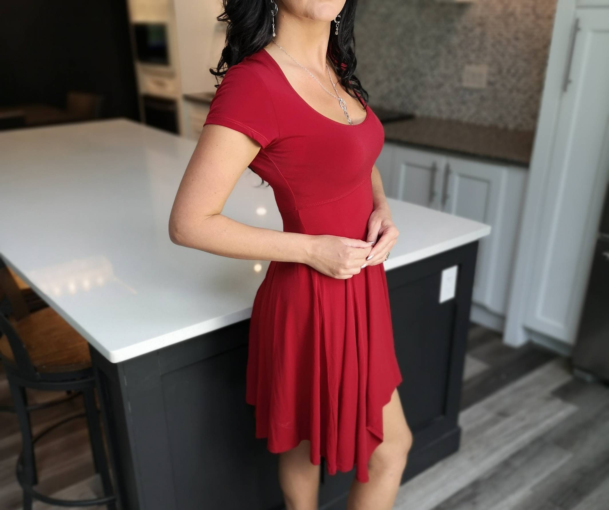 Red Short Tight Dresses