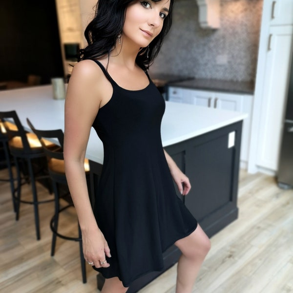 Black Mini Dress - Etsy