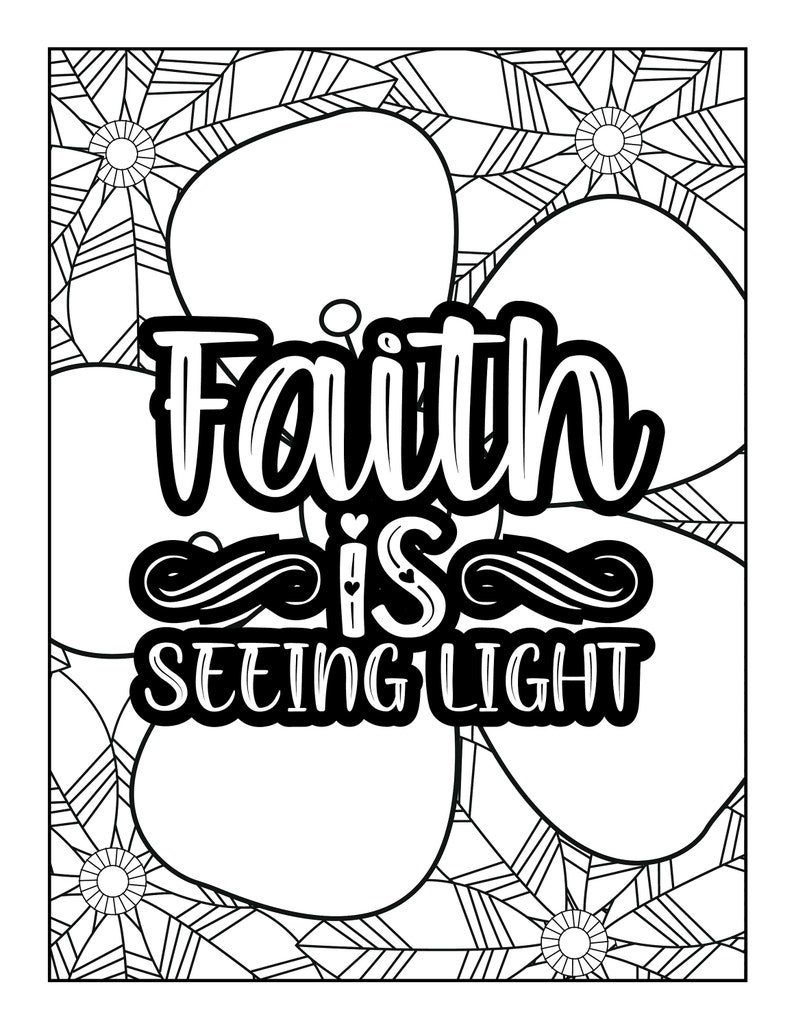 40 Inspirational Christian Coloring Pages | Christian Coloring Book ...