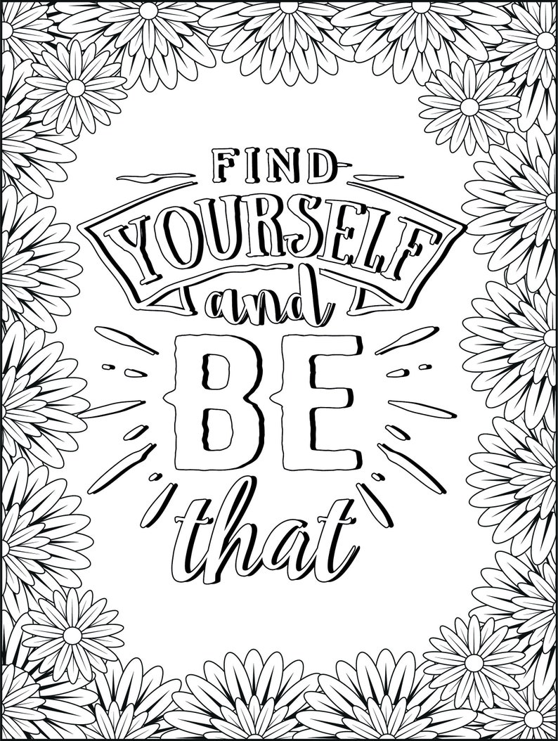 40 Inspirational Motivational Coloring Pages | Christian Coloring Book ...