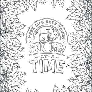 40 Inspirational Motivational Coloring Pages | Christian Coloring Book ...