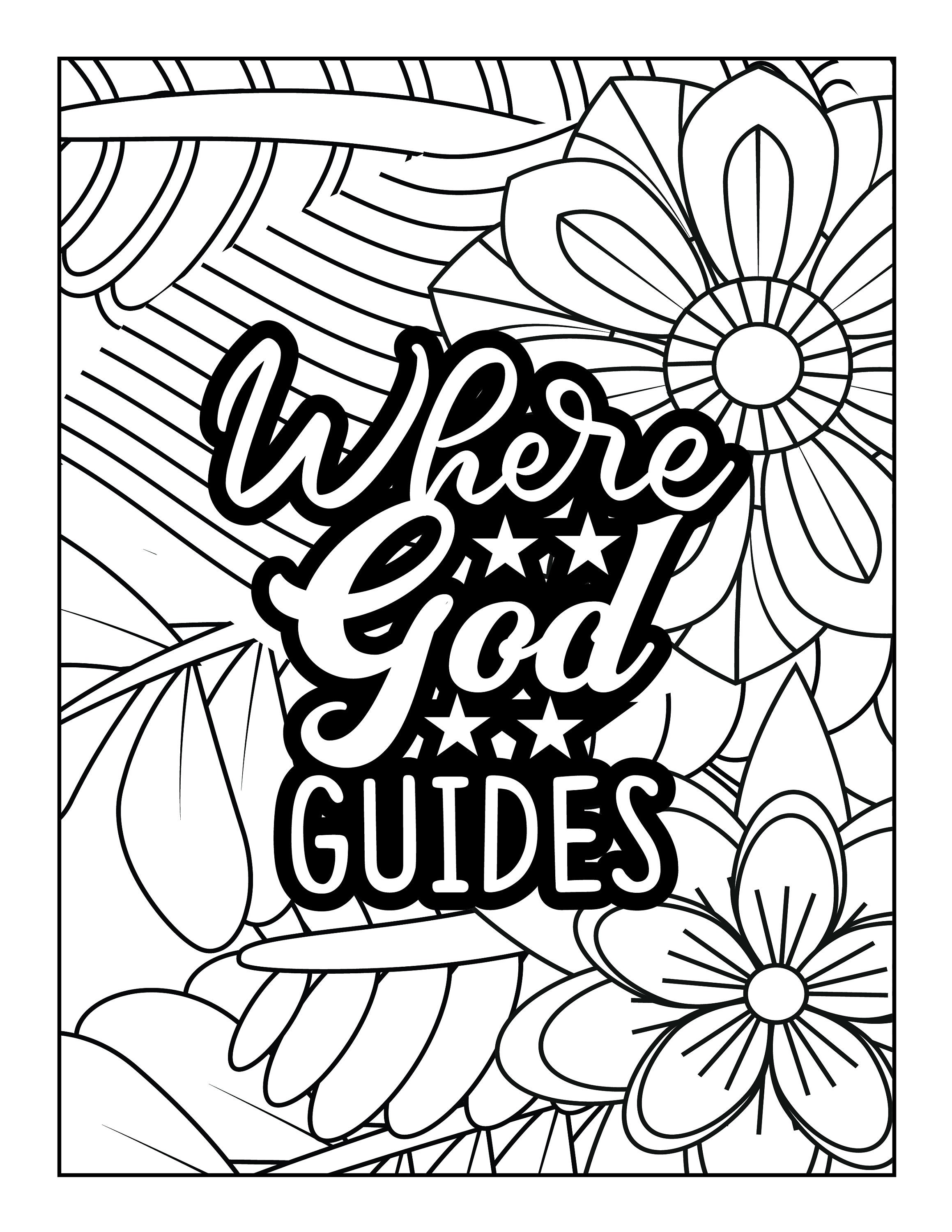 40 Christian Quotes Coloring Pages | Christian Coloring Book Pages ...