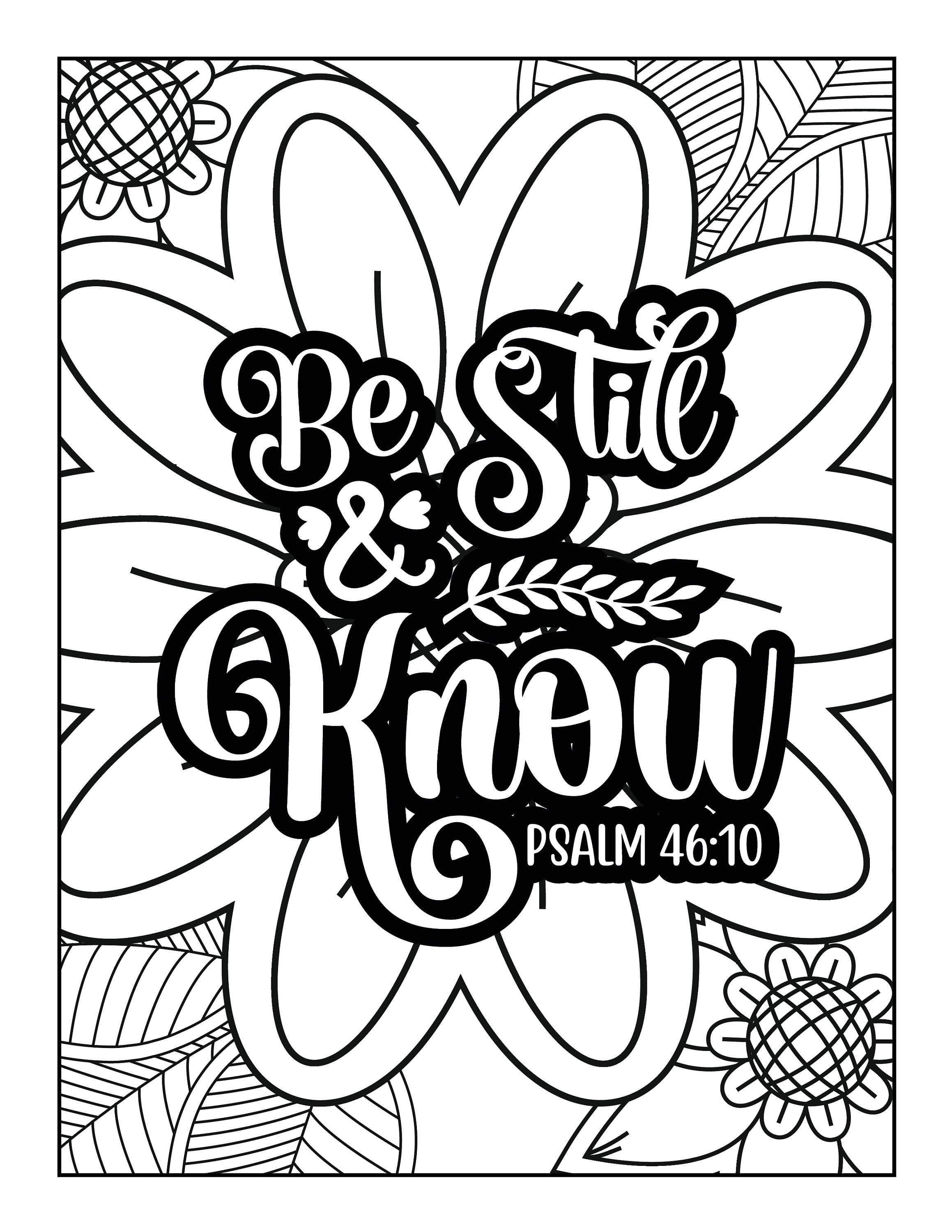 40 Inspirational Religious Coloring Pages | Christian Coloring Book ...