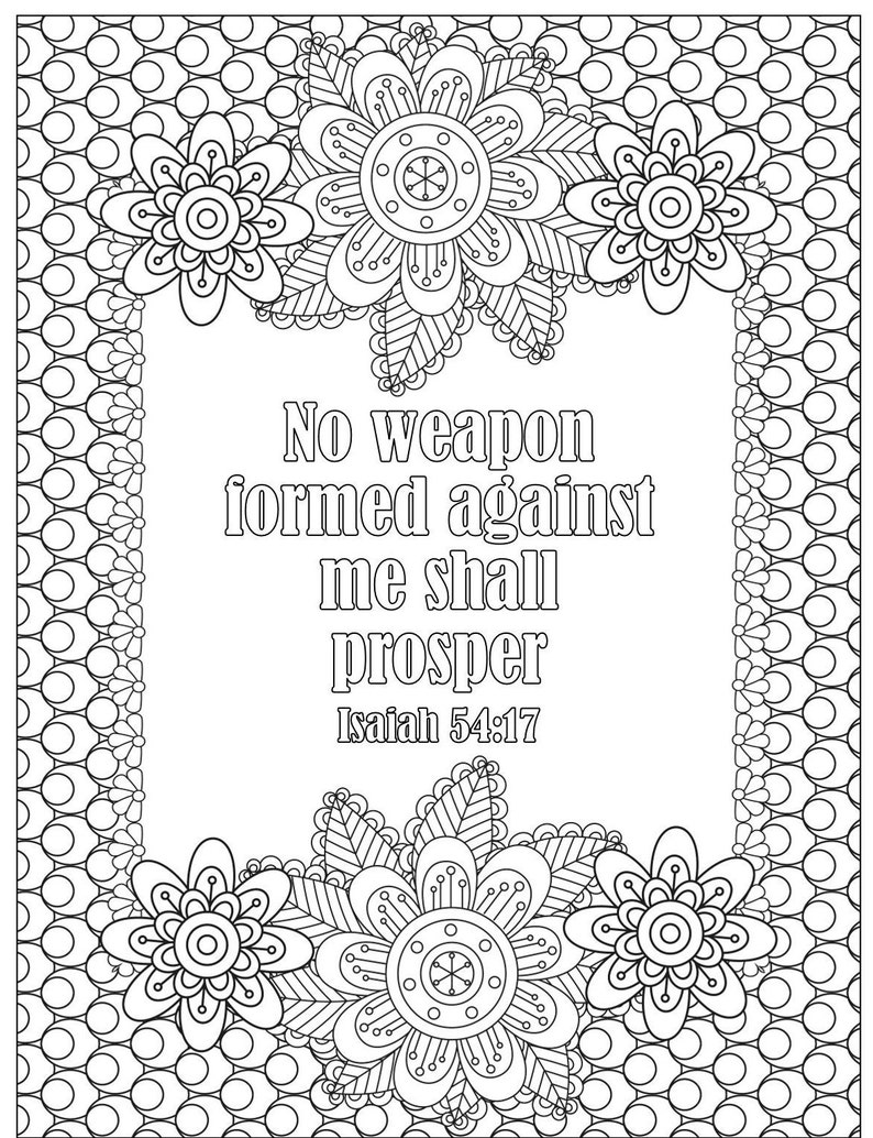 40 Bible Verse Coloring Pages | Christian Coloring Book Pages ...