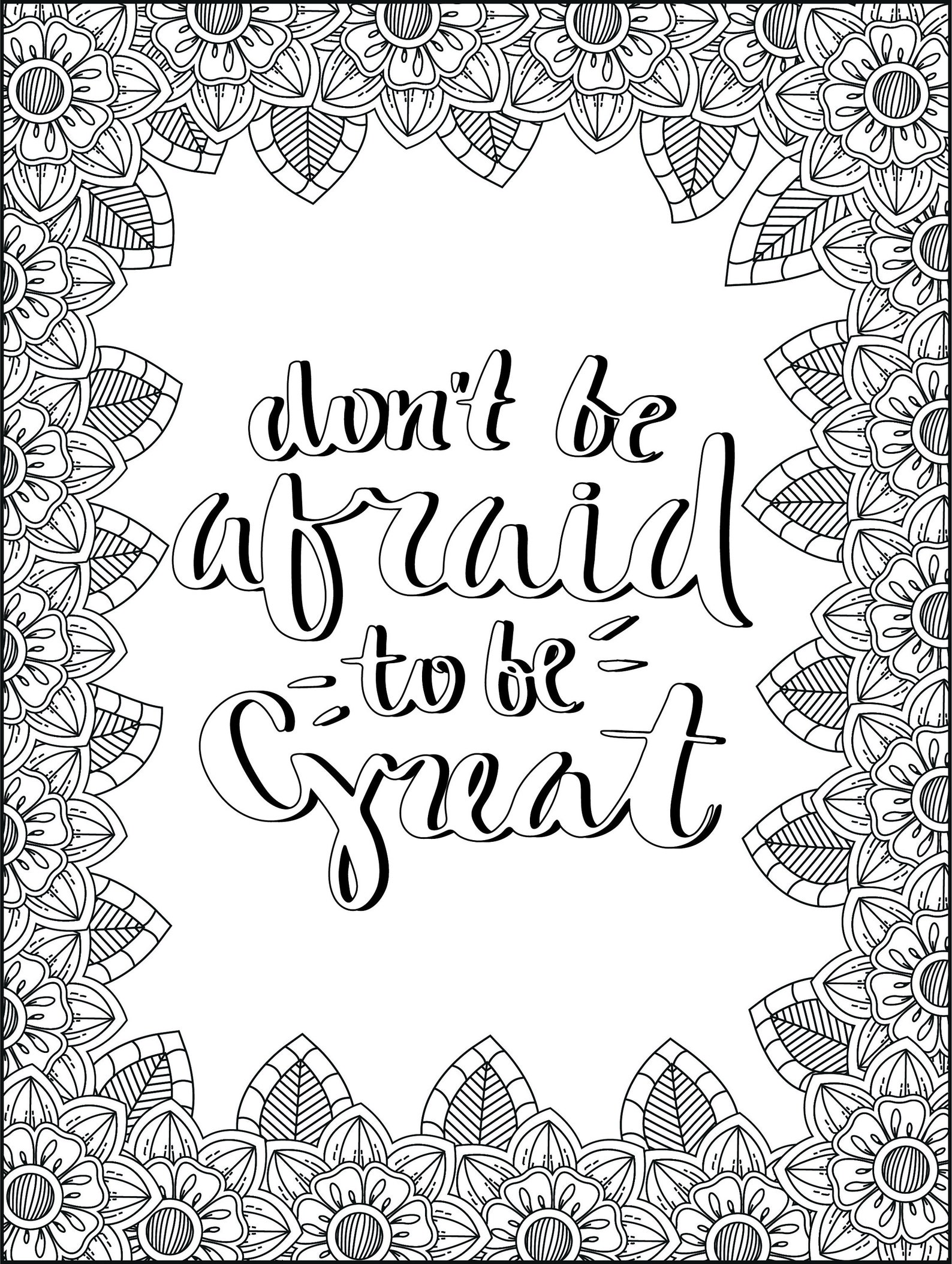 40 Inspirational Motivational Coloring Pages | Christian Coloring Book ...