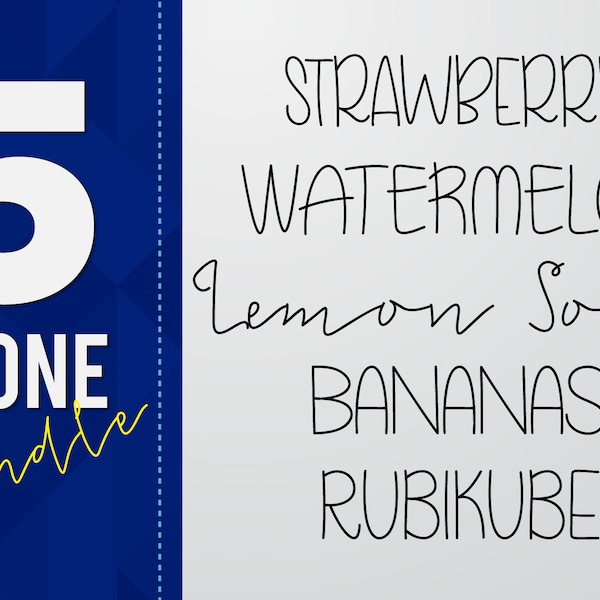 Single Line Font - Etsy