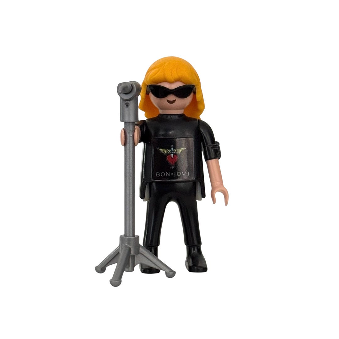 Bon Jovi Customized Playmobil Figure for Collectionism - Etsy