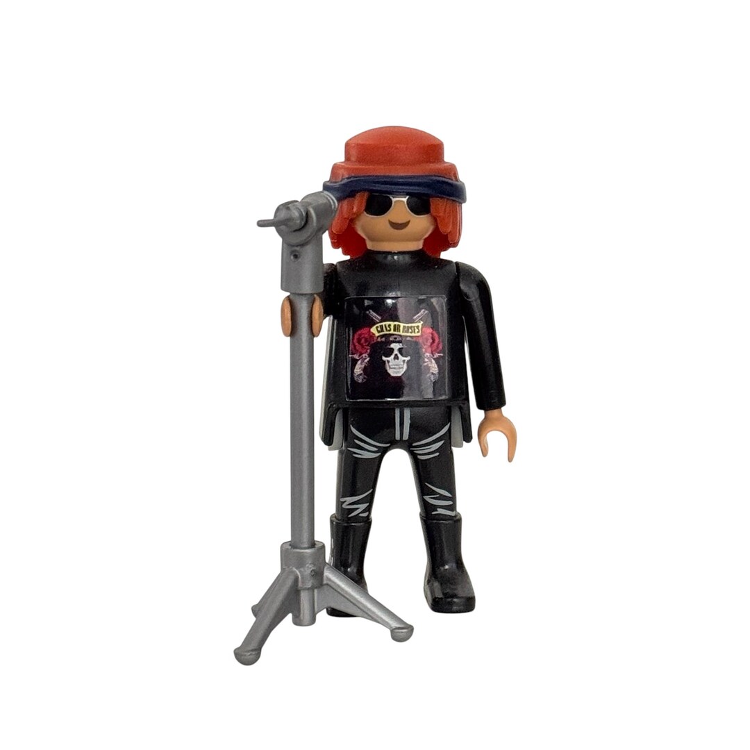 Axl Rose Customized Playmobil Figure for Collectionism - Etsy